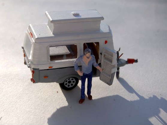 Eriba Puck caravan model 1:43 scale by caderifor 3d