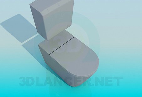 3D Model Toilet Bowl