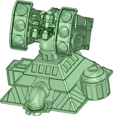 StarCraft 1 Missile Turret Project by Reazell 3d model