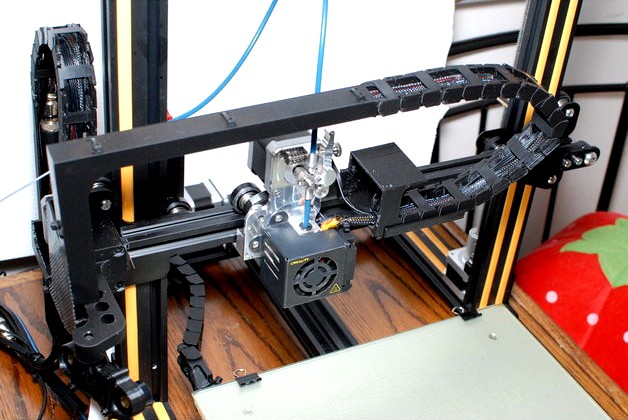 stevenfayers Creality CR-10 X-Axis cable drag chain bracket for Mciro ...