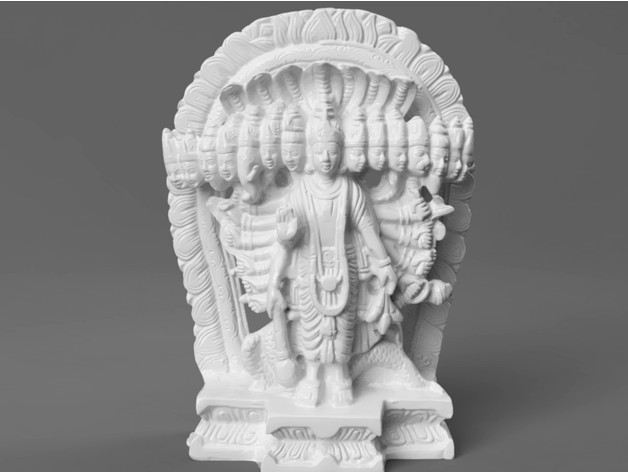 Universal form of Vishnu by ScanHinduHeritage 3d model