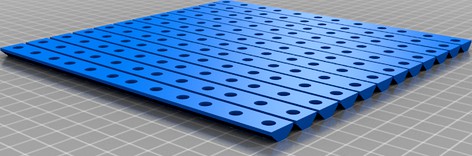 Mini server rack using t-rail extrusion by Cruckman4 3d model