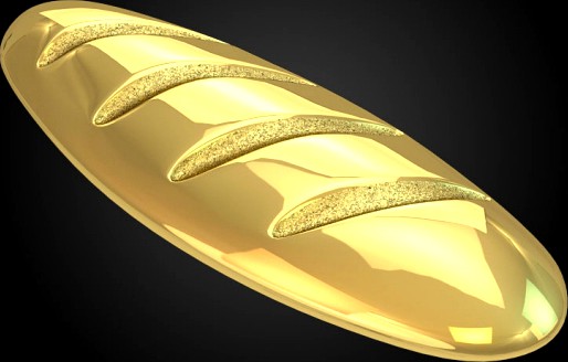 Золотой Батон 3d model