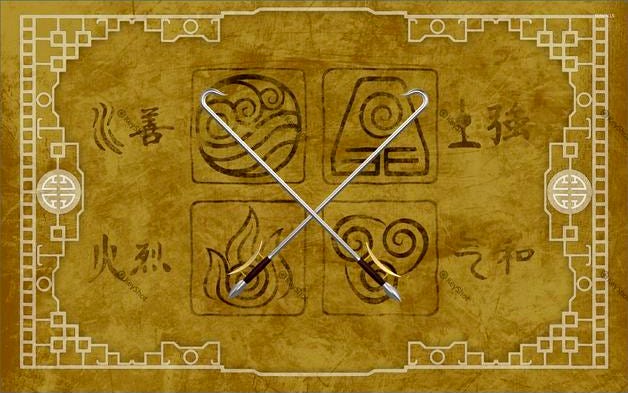 Jet's Hook Swords - Avatar The Last Airbender by AguilarWorkshop 3d model