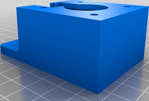 R.A. /DEC Motor Enclosure for CG4/EQ3 Equatorial Mount by tombkk 3d model