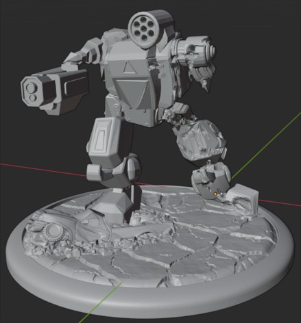 Summoner Thor MechWarrior Mech Robot Battle Damaged Battletech by ...