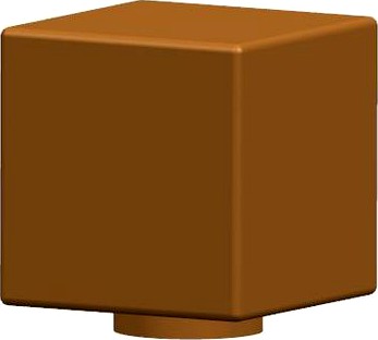 Lego Minifigure - Minecraft Head by J-Dharma 3d model