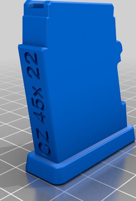 CZ 452, 455 & 457 Single Shot Adapter (22LR) by jamesogrady 3d model