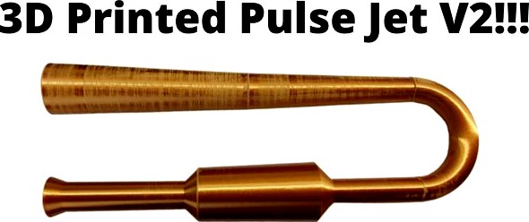 3d printed Lockwood Pulse Jet Engine V2 by AxelDayton model