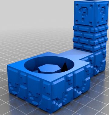 Parametric Fly Trap Super Mario Warp Pipe Self Watering by panykd 3d model