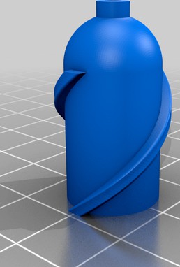 Inline Rotating Fishing Rattle by LukeGary 3d model