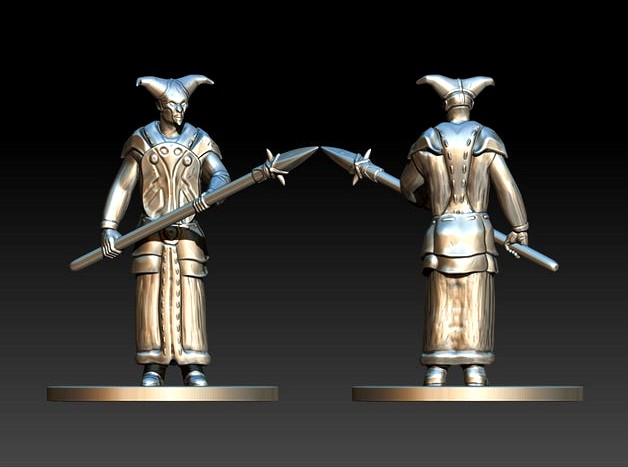 Cultist Guard pose 2 dnd miniature for tabletop games like dnd by ...
