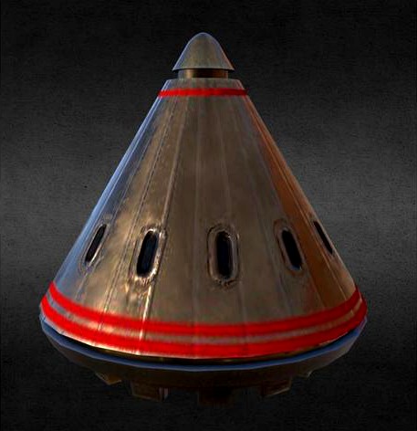 Star Wars - X-Wing - Proton Torpedo warhead - Import by Tse_Tso 3d model