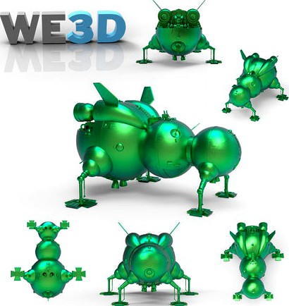 Red Dwarf - Starbug Ship Model by we3duk