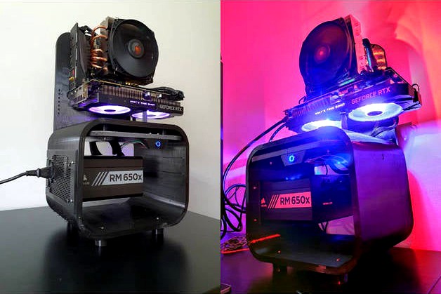 Open-Air ITX Case by V0XeL 3d model