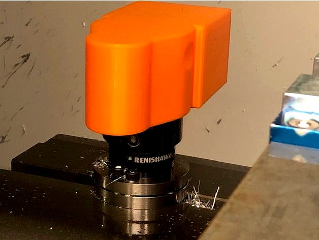 RENISHAW TOOL SETTTER PROTECTOR FOR HAAS by pigracer77 3d model