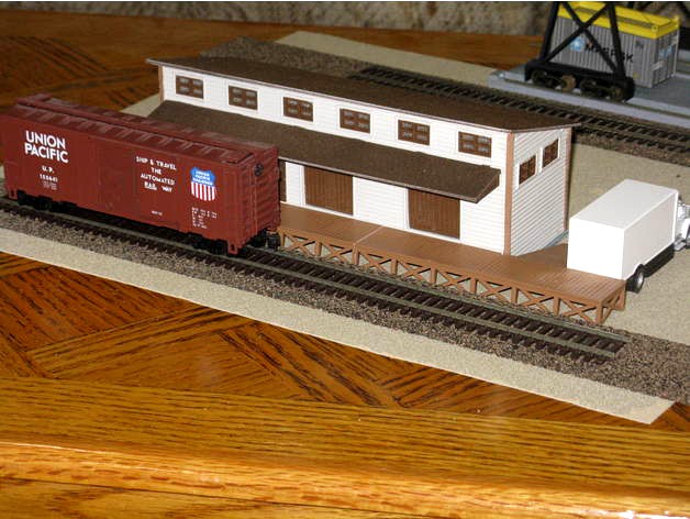 HO Scale Railway Transfer by kabrumble 3d model