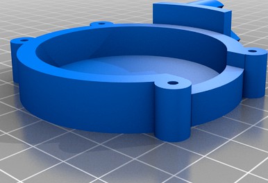BlackTip DPV compass mount by vbirukov 3d model