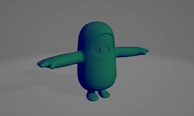 Fall Guys In-Game Model by amiibler 3d