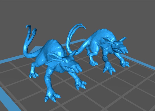 Womp Rats (star wars legion scale) by McAnultyMiniatures 3d model