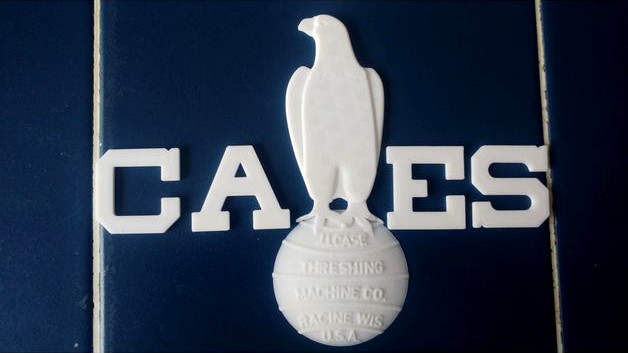 CASE Traction engine Eagle Logo by Andrew_Wildish 3d model