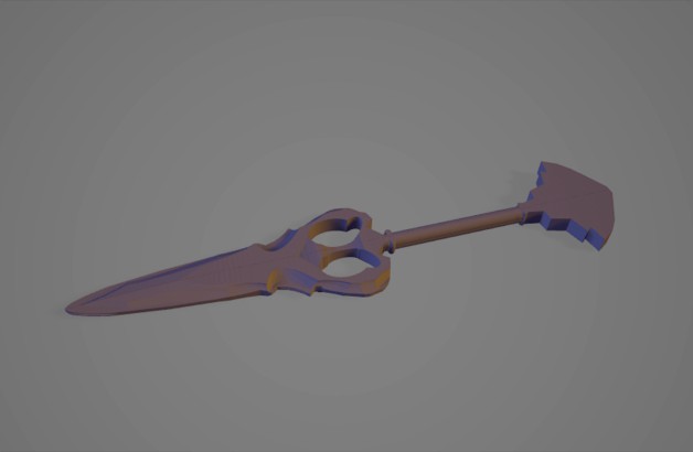 FGO Saber Caster Lance by HDDSSD 3d model