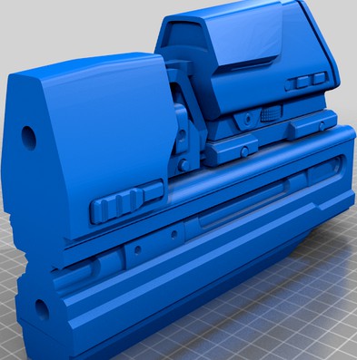 Halo Infinite MA40 Assault Rifle by kolinc 3d model