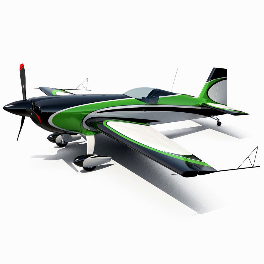 Aerobatic Monoplane Aircraft 3d model