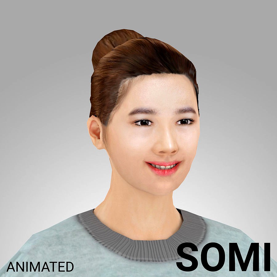 Korean Female - SOMI 3d model