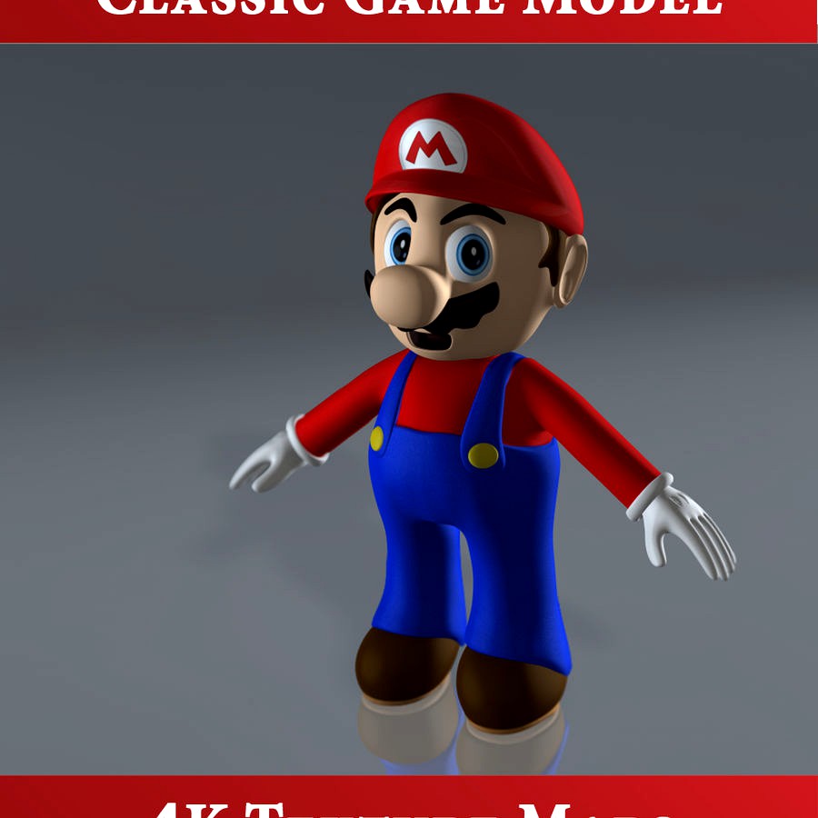 Super Mario 3d model