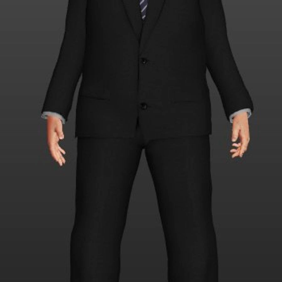 Male Politician 3d model