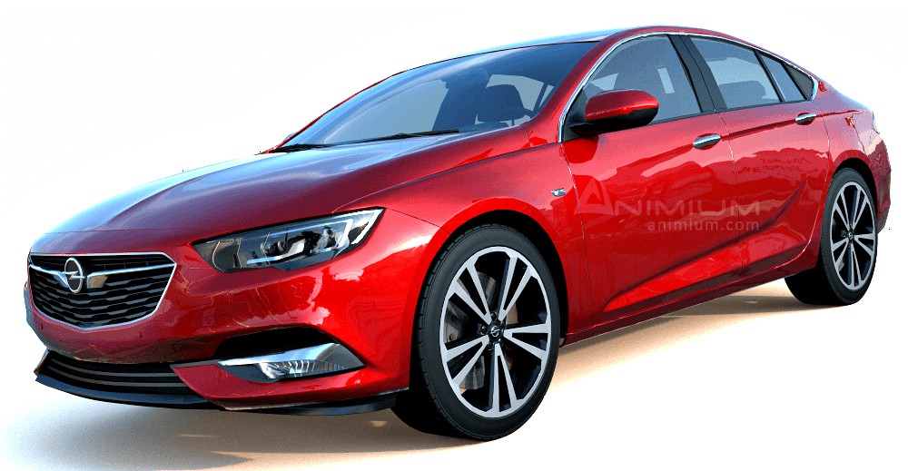 2018 Opel Insignia 3d model