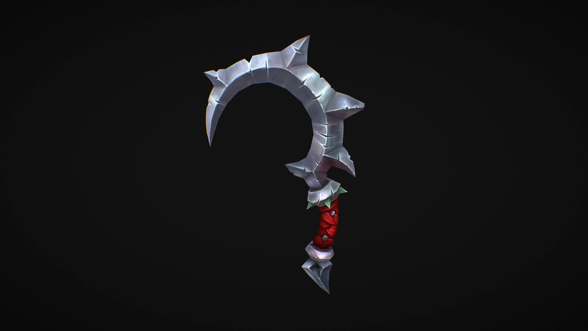 Hand_Painted_Sickle 3d model