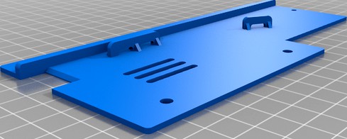 Ender 3 V2 PSU terminal cover by Woodcat64 3d model
