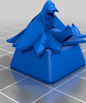 Romer-G Witcher Keycap by MisterTarget 3d model