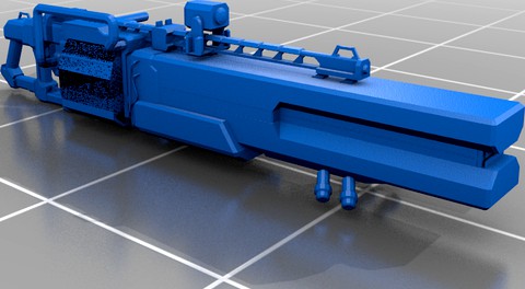 NORTHSTAR PLASMA RAILGUN 3D PRINTING by Max99 model