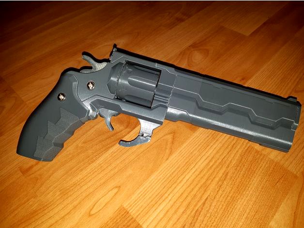 Cyberpunk 2077 Overture Revolver (Double Action) by Gam1ts0s 3d model