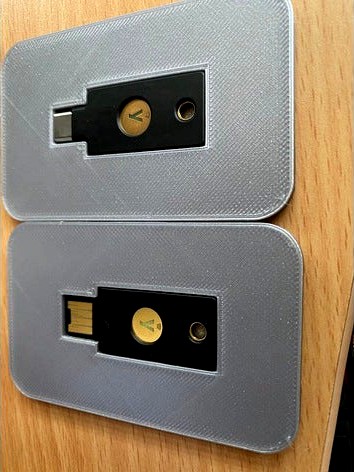 Yubico Yubikey Credit Card Carrier by jamielim 3d model