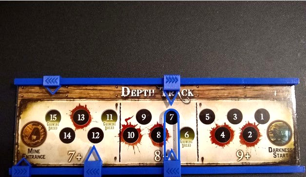 Edge Tracker (Shadows of Brimstone - Depth Tracker) by grumpygeek 3d model