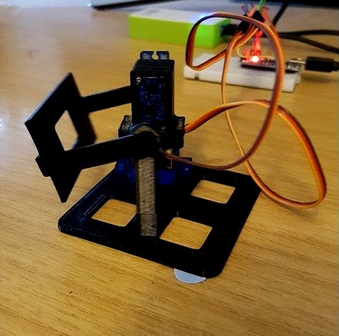 Minimal Pan-Tilt - SG90 Servo by av21389 3d model