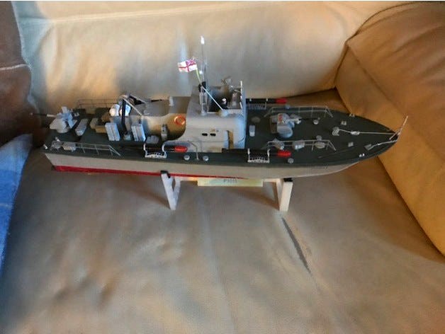 HMS Brave Borderer-Fast Patrol Boat by tugboat7 3d model