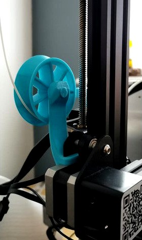 Ender 3 Filament Guide Roller - Only 3 Print parts by FebVar 3d model