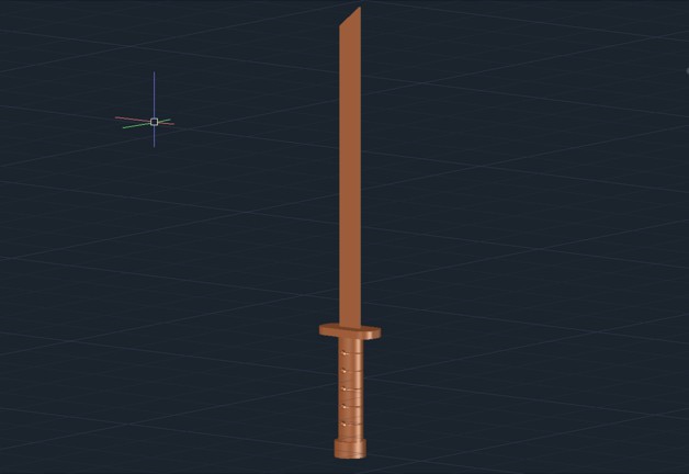 TMNT - Leonardo Sword by turtlemaniatics 3d model