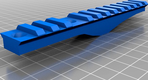 Steambow (Cobra) AR-6 Stinger extended bottom picatinny rail by ...