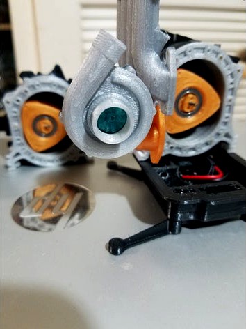 1-10 Scale Mazda RX7 Wankel rotary engine by Dblnaknak 3d model