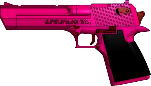 Pink Desert Eagle .50AE by coolcow 3d model