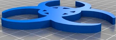 The 100 Trikru Logo by hankyzoolander 3d model