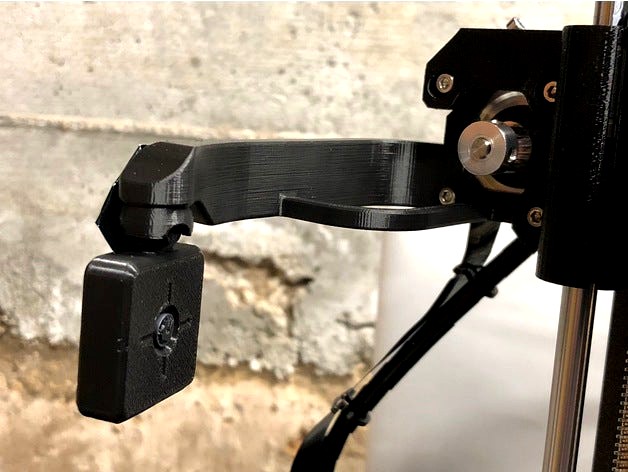 Prusa I3 MK3 Raspberry Pi Camera Mount by lab27 3d model