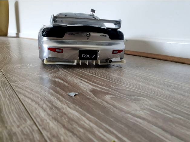 1/10 Rx7 Rear Diffuser by Fabians223 3d model
