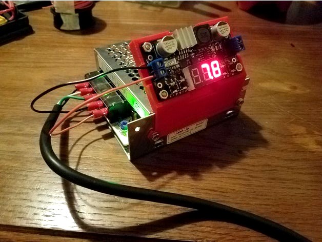 Mounting Bracket for DROK DC-DC buck converter by MrShaggy 3d model